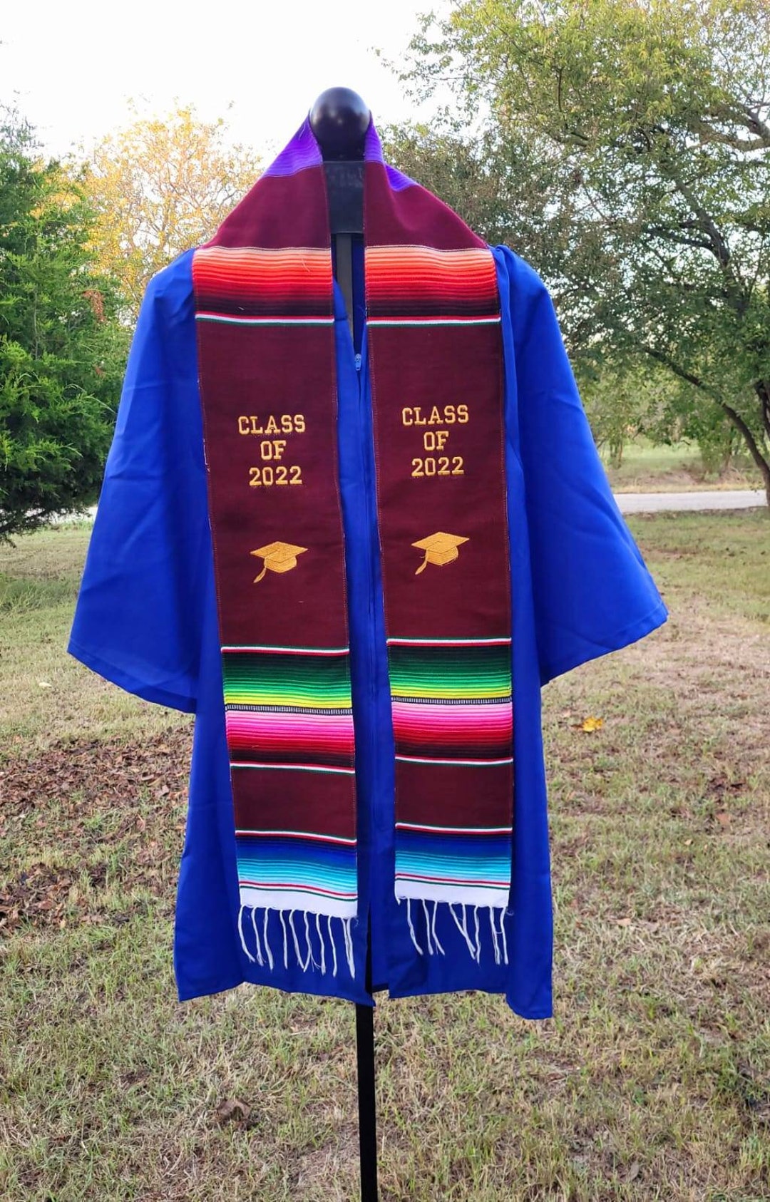 Class of 2022 Sarape Graduation Stole Serape Stole - Etsy