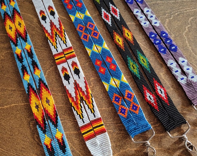 Loom Beaded Lanyard, Handmade Lanyard - Etsy