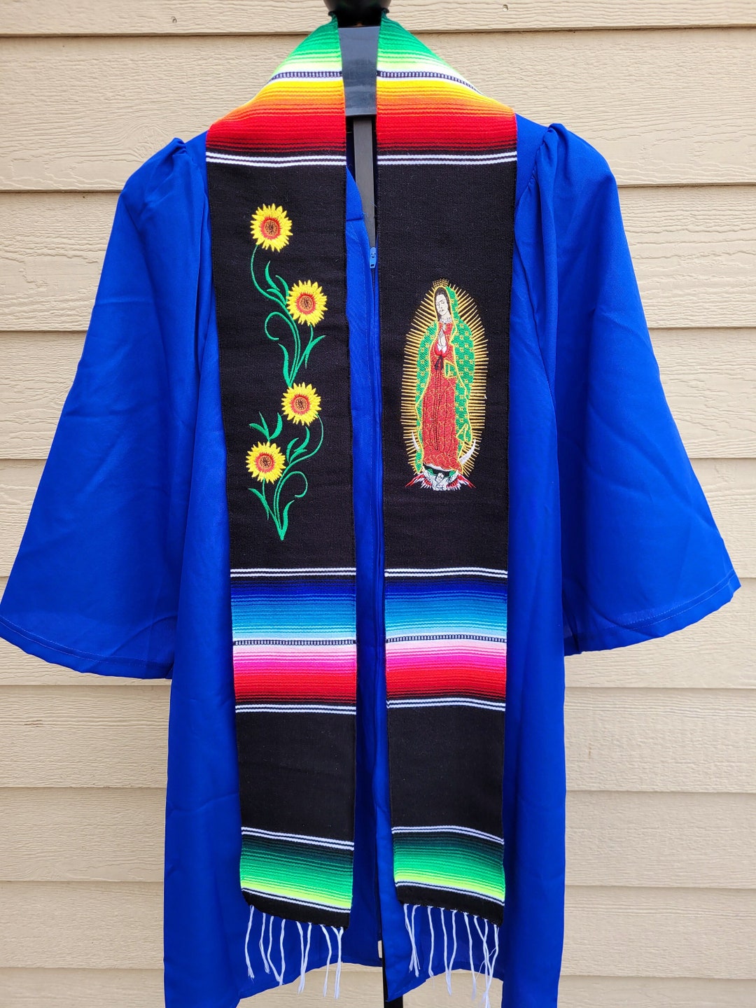 Sarape Graduation Stole, Mexican Stole, Graduation Gift, Serape Stole ...