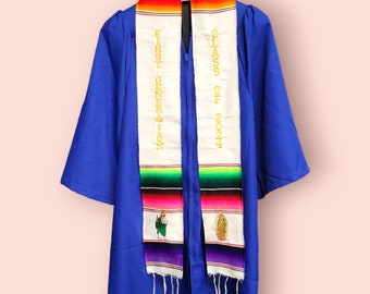Sarape Graduation Stole, Class of 2024, Mexican Stole, Senior Sash ...