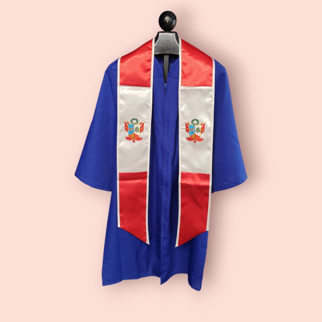 Peru Graduation Stole, First Generation, Class of 2025, Graduation Sash ...