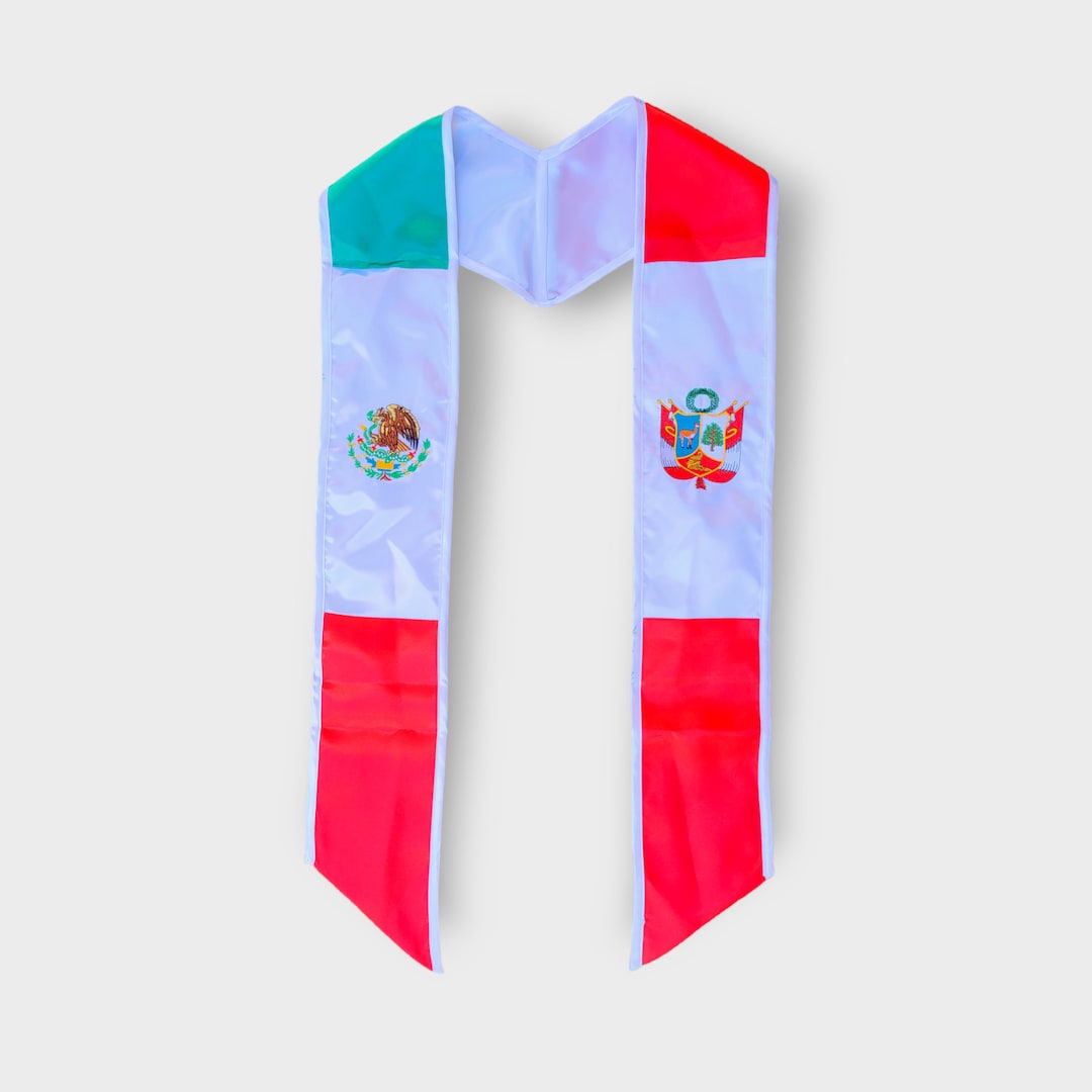 Mexico/peru Graduation Stole, First Generation, Class of 2025 ...