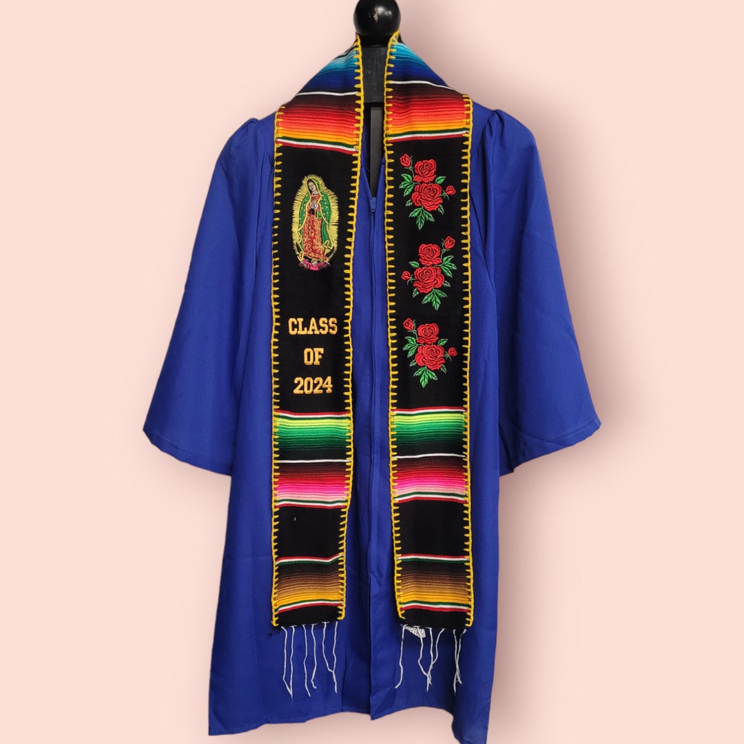 Sarape Graduation Stole, Class of 2024, Mexican Stole, Senior Sash ...