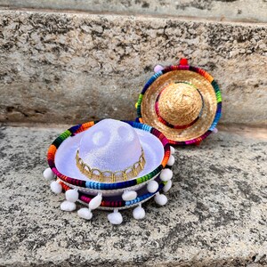 Mini Sombrero Hat, Colorful Mexican Sombrero, Bridal Party Favors ...