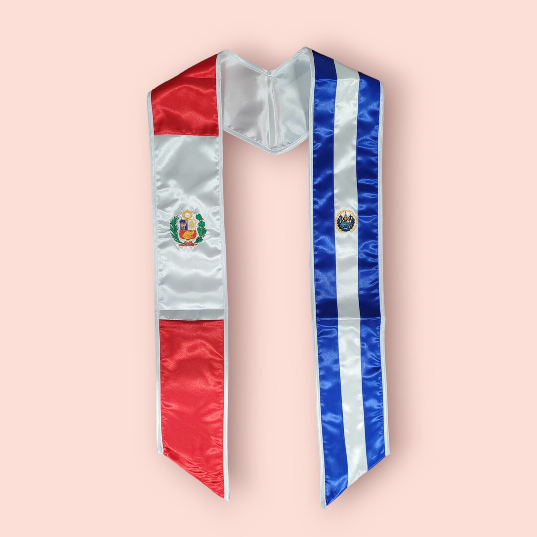 Peru/el Salvador Graduation Stole, First Generation, Class of 2024 ...