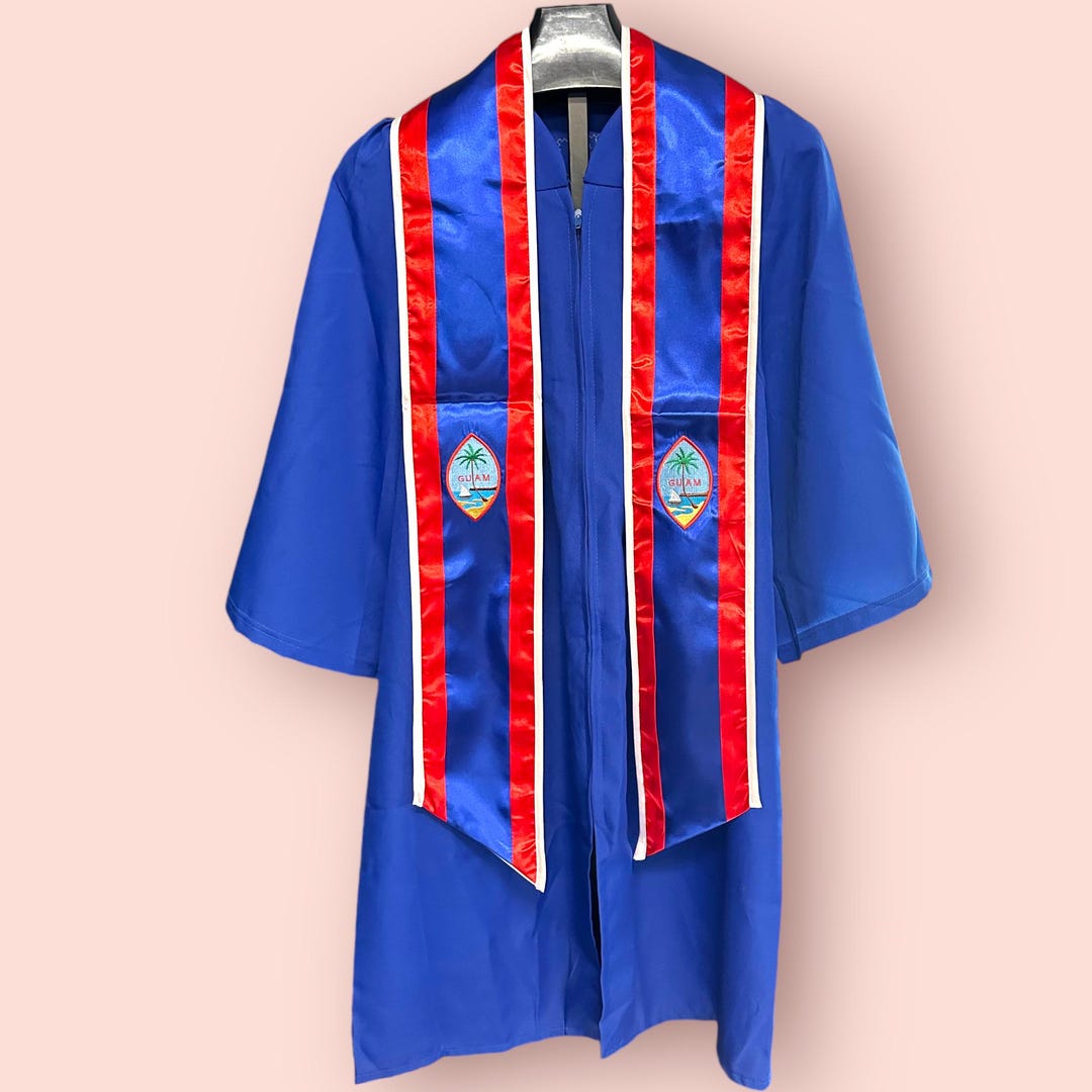 Guam Graduation Stole, First Generation, Class of 2024, Graduation Sash ...