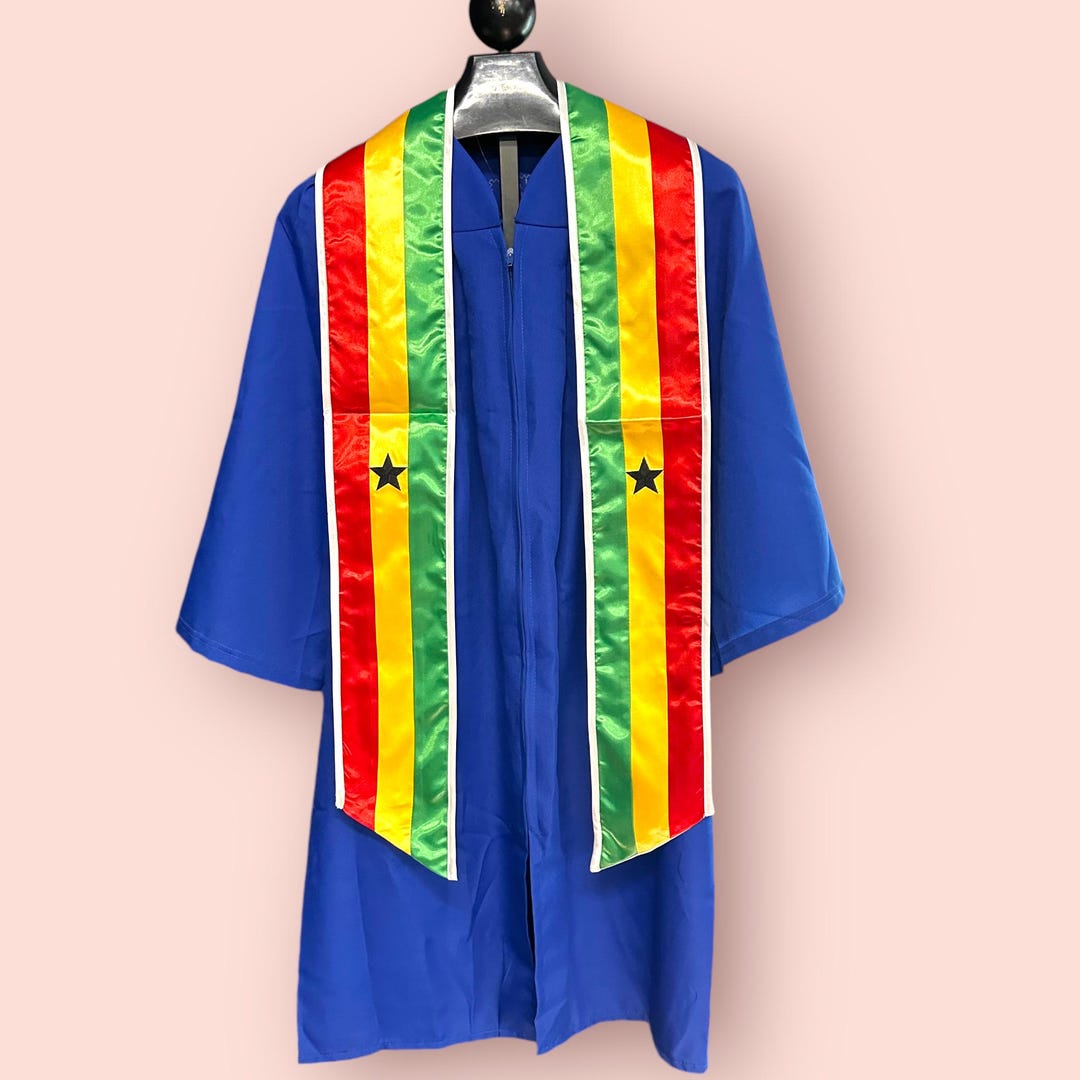 Ghana Graduation Stole, First Generation, Class of 2024, Graduation ...