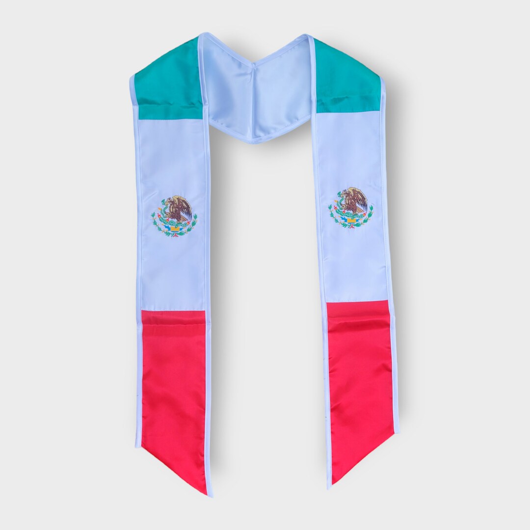 Mexico Graduation Stole, Mexican Stole, Mexico Stole, First Generation ...