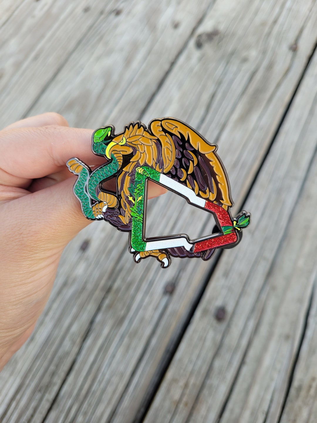 Escudo Pin, Mexican Hat Pins, Mexican Pins, Pin for Hats - Etsy