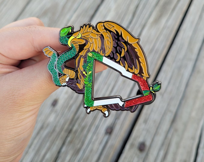 Escudo Pin, Mexican Hat Pins, Mexican Pins, Pin for Hats - Etsy