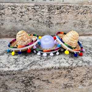 Mini Sombrero Hat, Colorful Mexican Sombrero, Bridal Party Favors ...