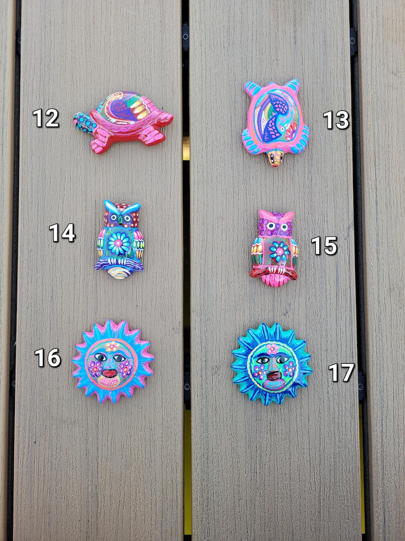 Mexican Magnet, Mexican Ceramic Magnets, Hand Painted Magnets, Hand ...