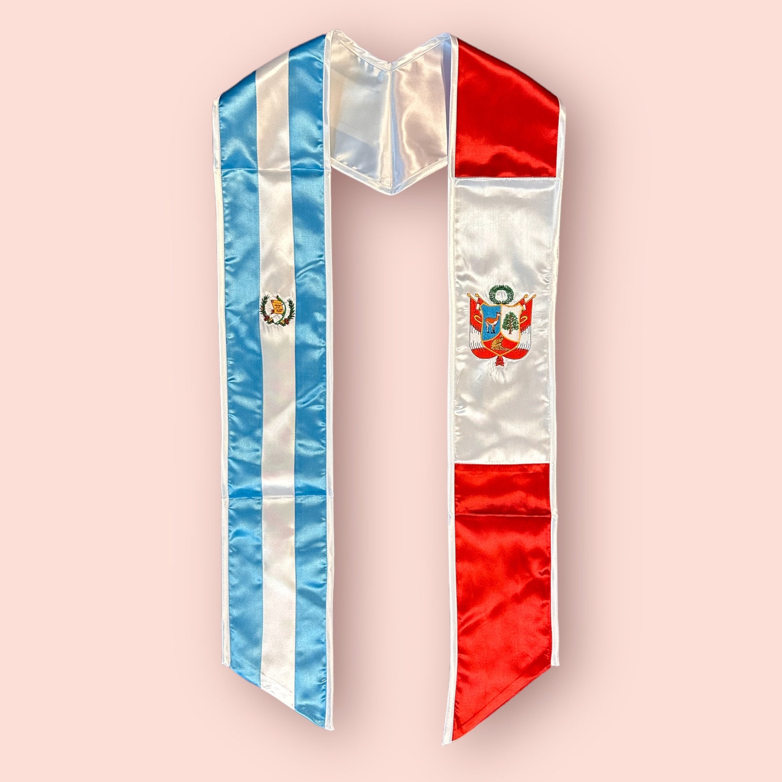 Guatemala Peru Graduation Stole, First Generation, Class of 2024 ...