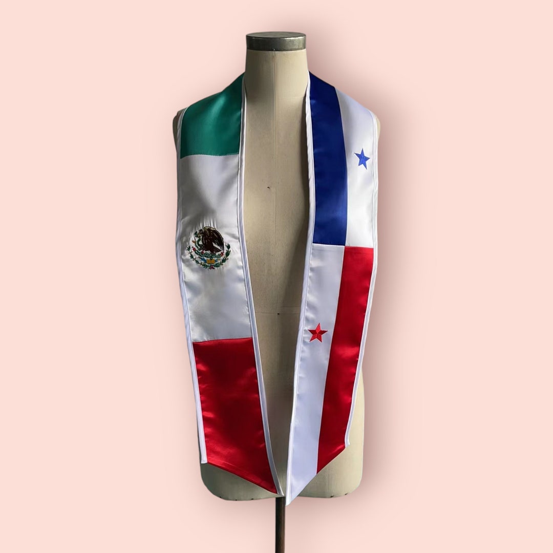 Mexico/panama Graduation Stole, First Generation, Class of 2024 ...