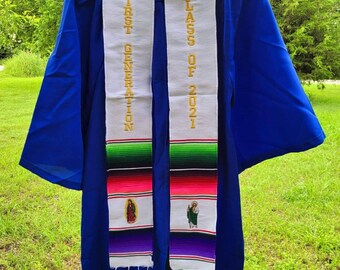 Mexican Graduation Stole 2021 First Generation - Etsy