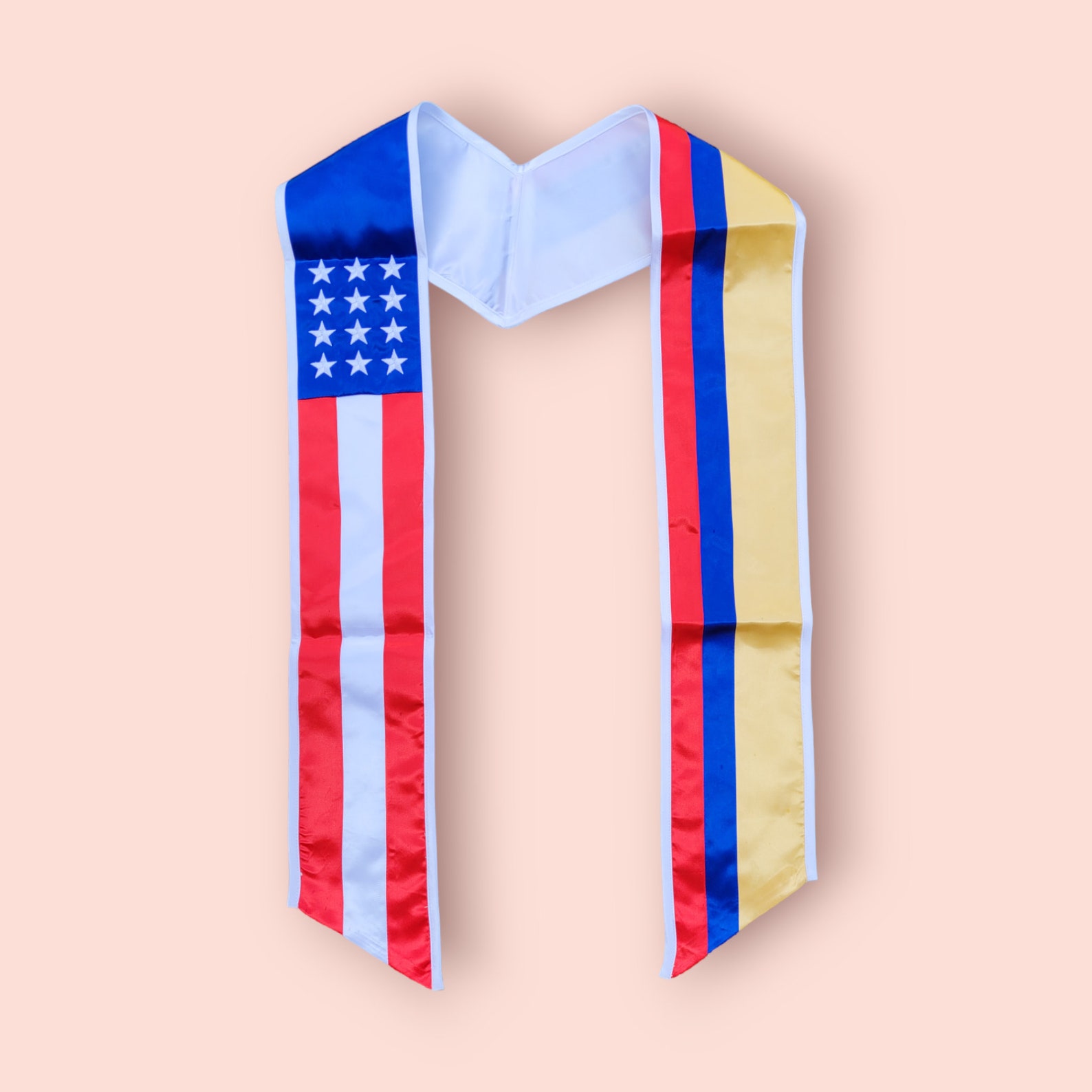 Usa/colombia Graduation Stole, First Generation, Class of 2024 ...