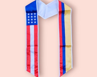 Mexican/ecuador Graduation Stole, First Generation, Class of 2024 ...