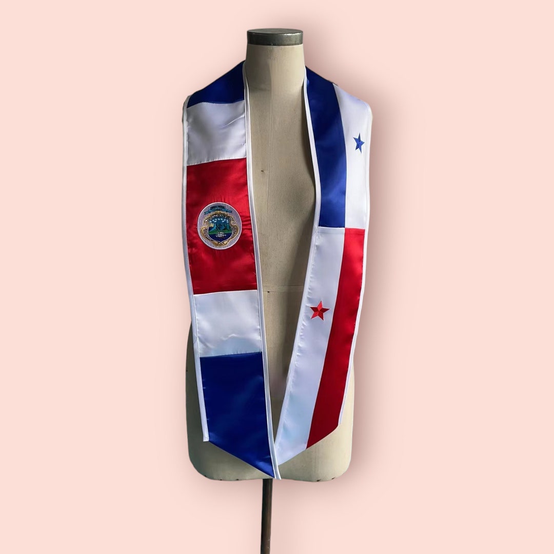 Costa Rica/panama Graduation Stole, First Generation, Class of 2023 ...