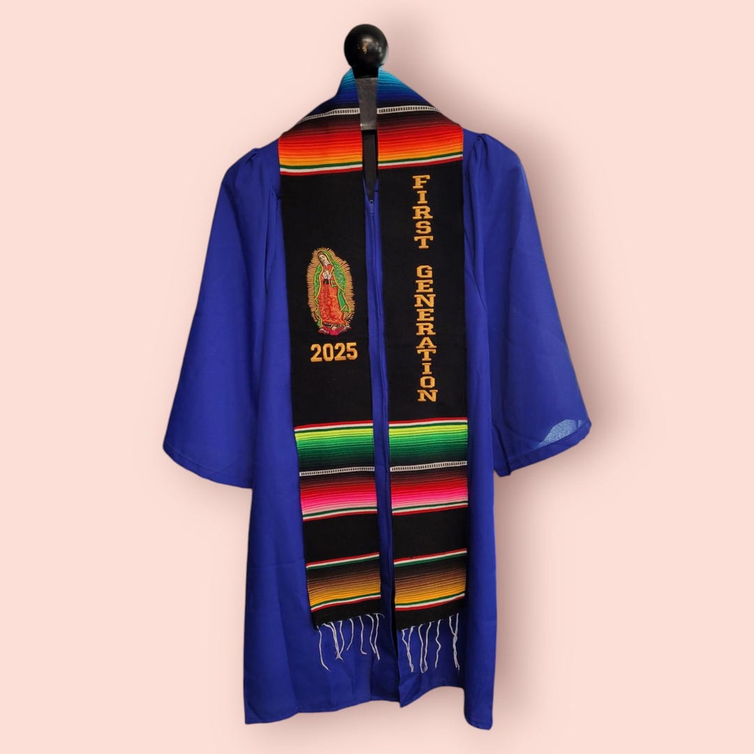 Mexican Graduation Stole, First Generation Sash, Class of 2025 ...