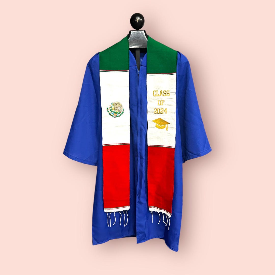 Mexico Graduation Stole, First Generation, Class of 2024, Graduation ...
