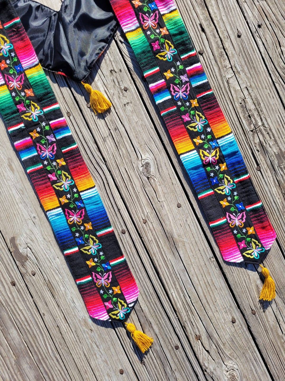 Mexican Graduation Stole, Sarape Stole, Butterfly Stole - Etsy