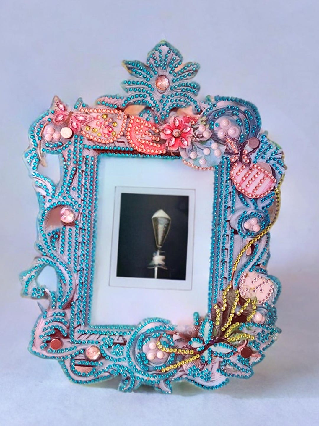 Vintage Inspired Diamond Art Photo Frame - Etsy