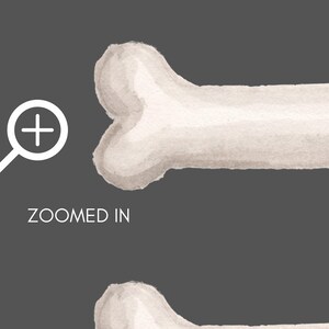 Dog Bone Art Print Dog Lover Decor Dog Nursery Wall Art | Etsy