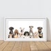 Panoramic Dogs Dog Nursery Decor Printable Puppy Nursery - Etsy