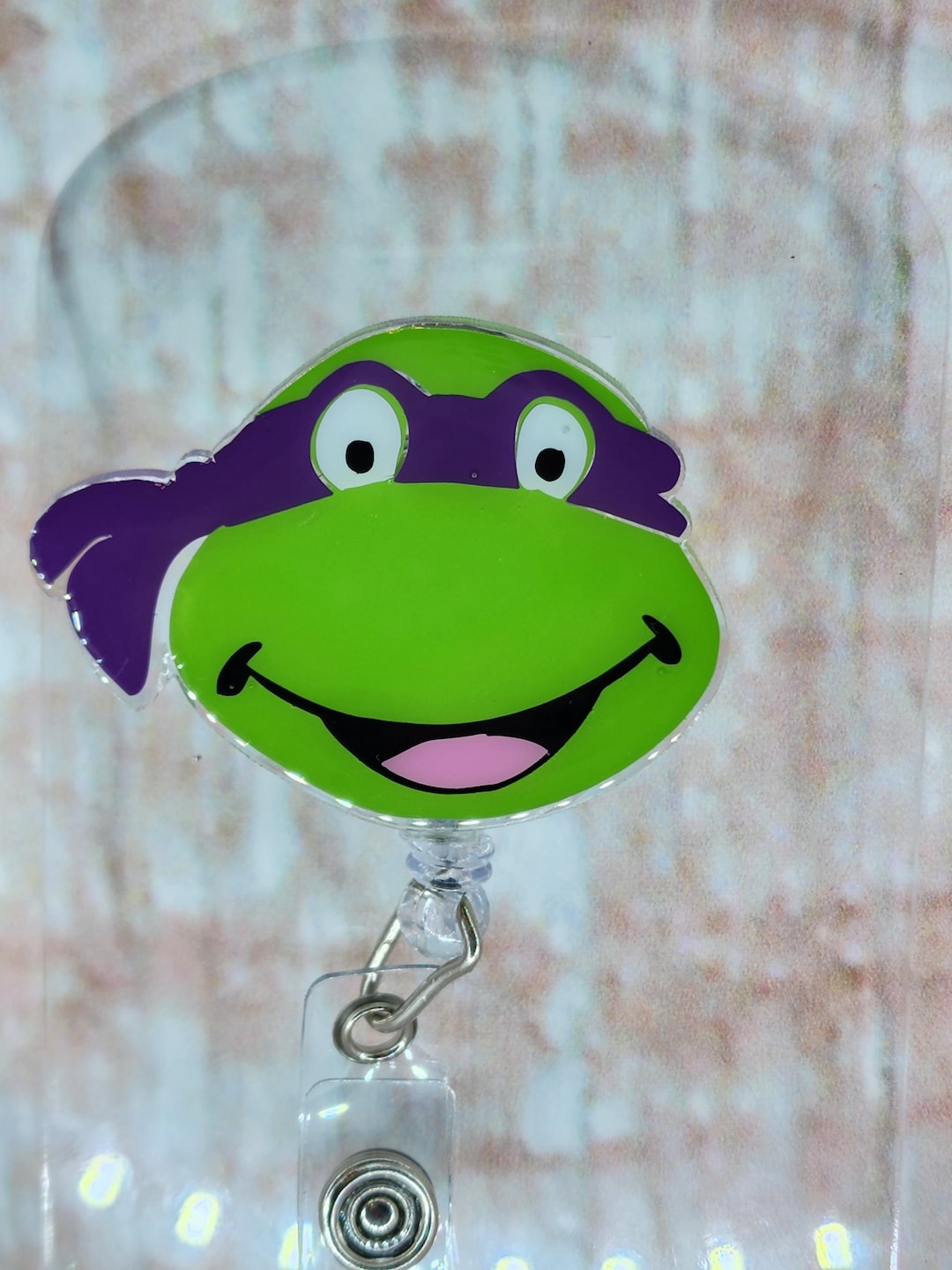 Ninja Turtle Badge Reel - Etsy