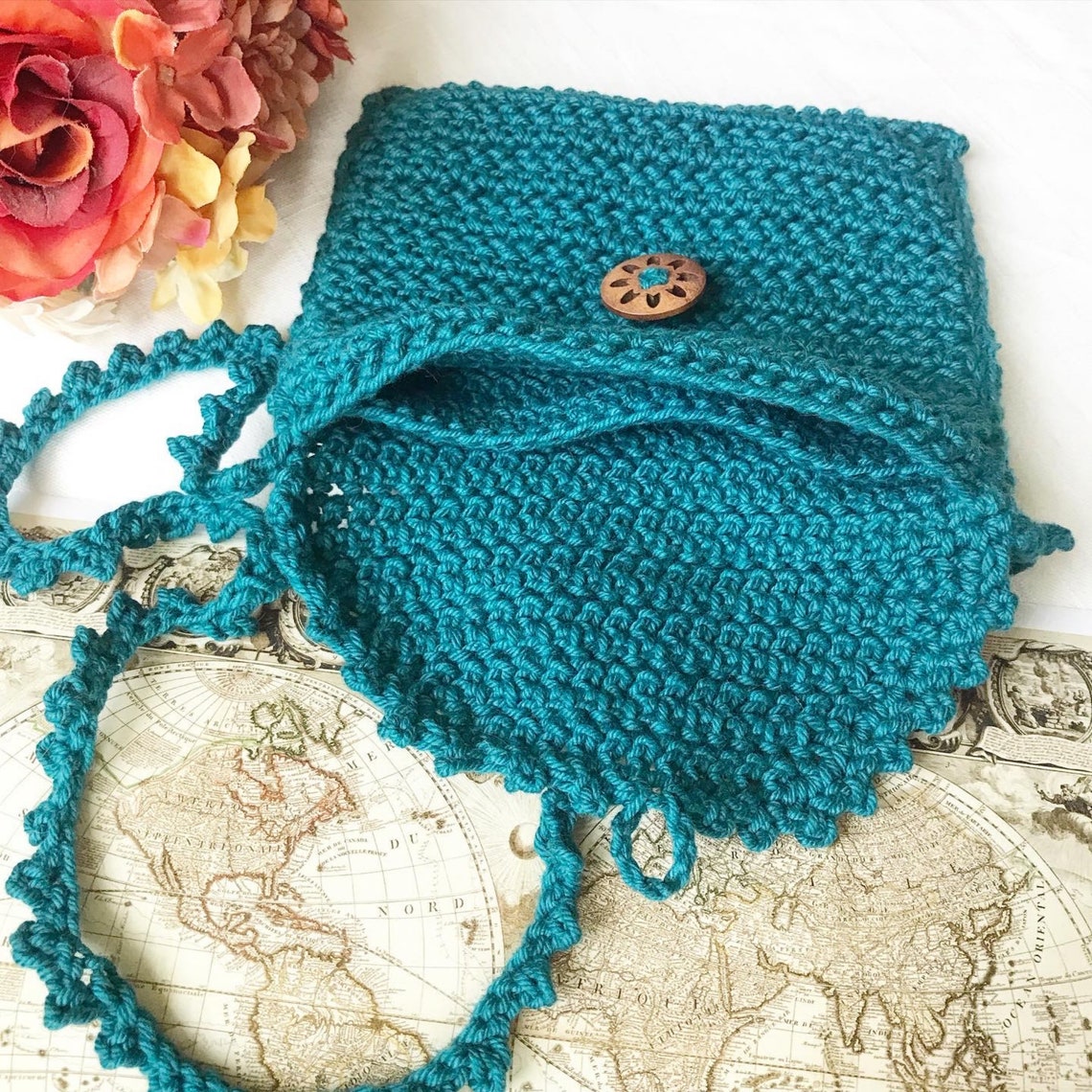 Small Purse Crochet Pattern // Crochet Purse for Girls // - Etsy