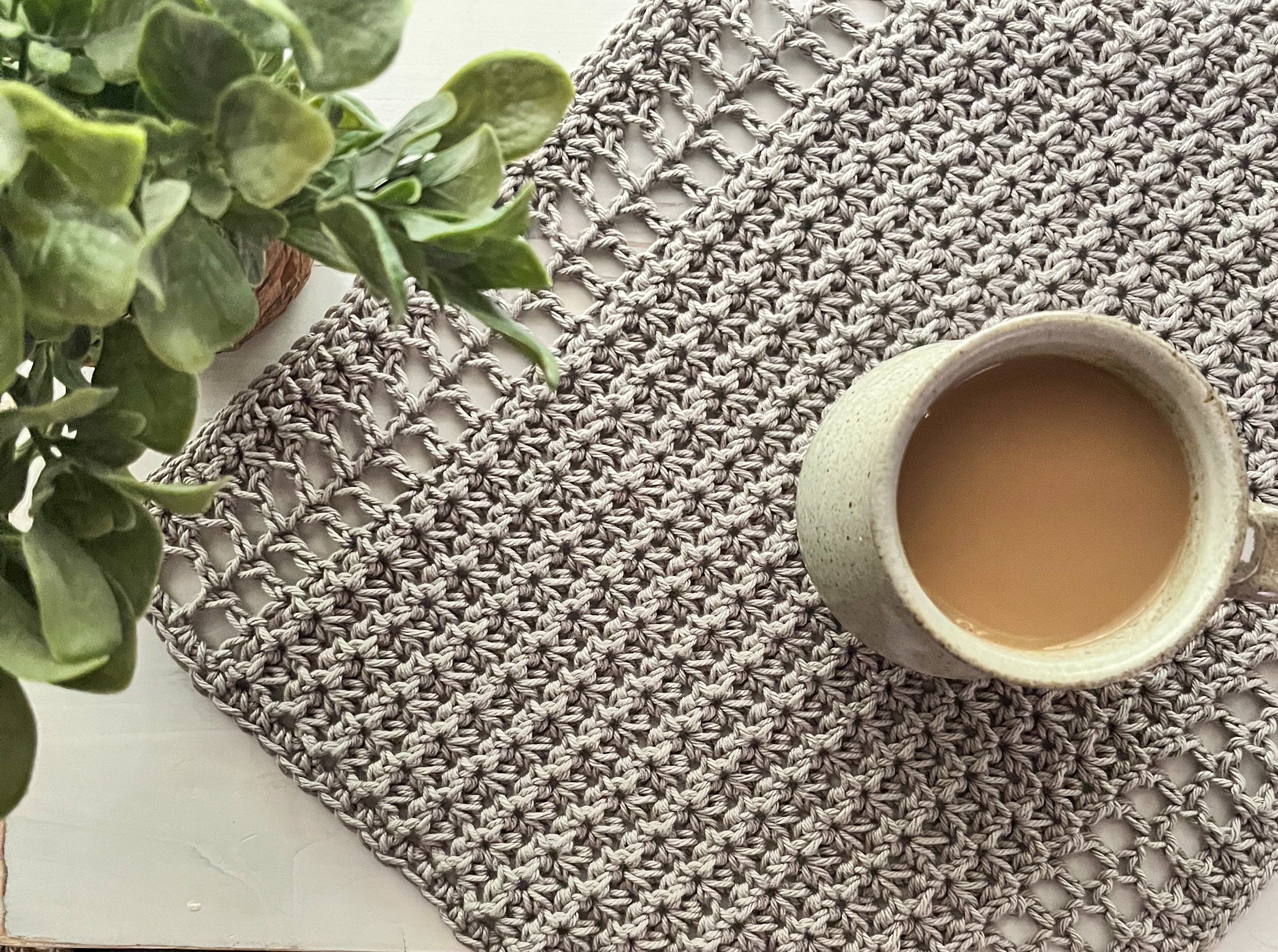 Modern Table Runner Crochet Pattern // Crochet Placemat - Etsy UK