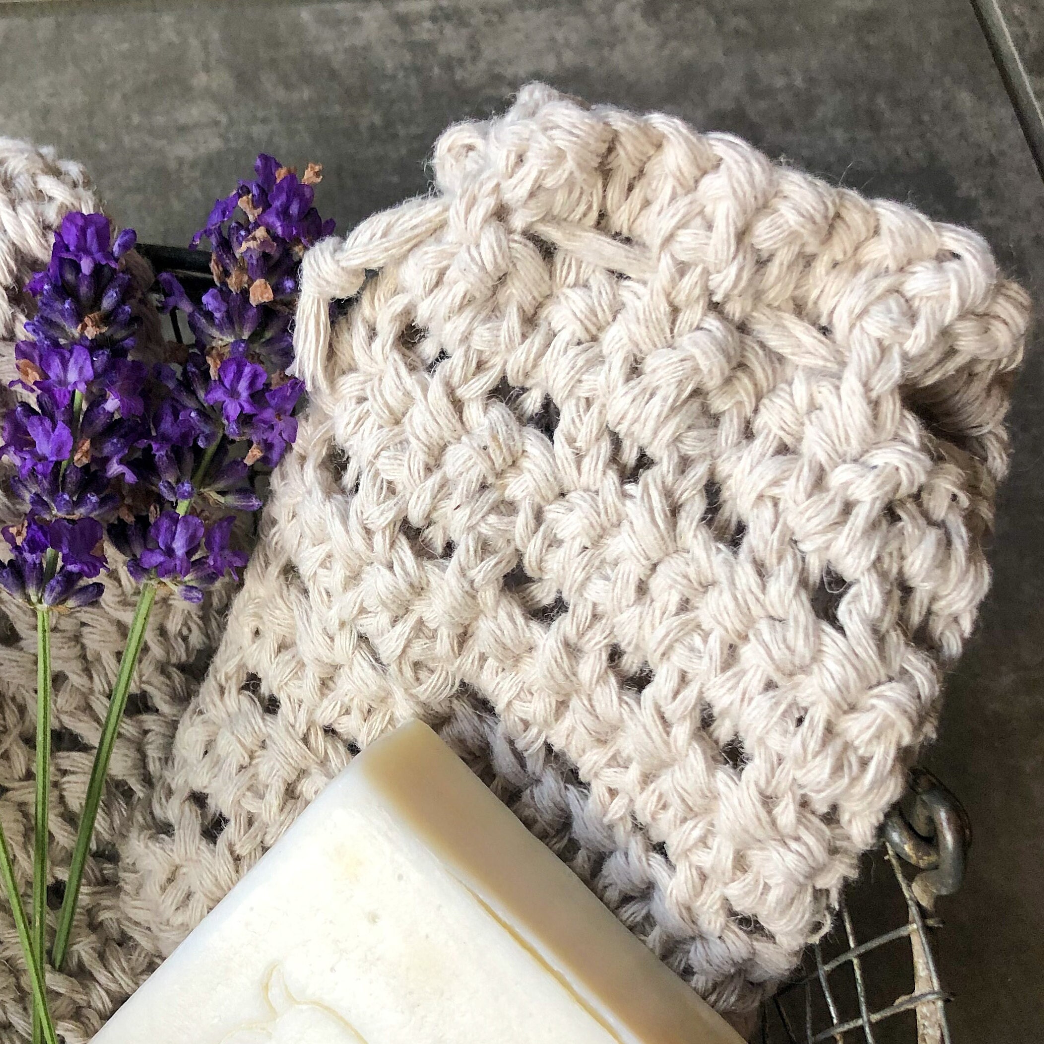 Soap Sack Crochet Pattern // Soap Saver Crochet Pattern // Soap Bag ...