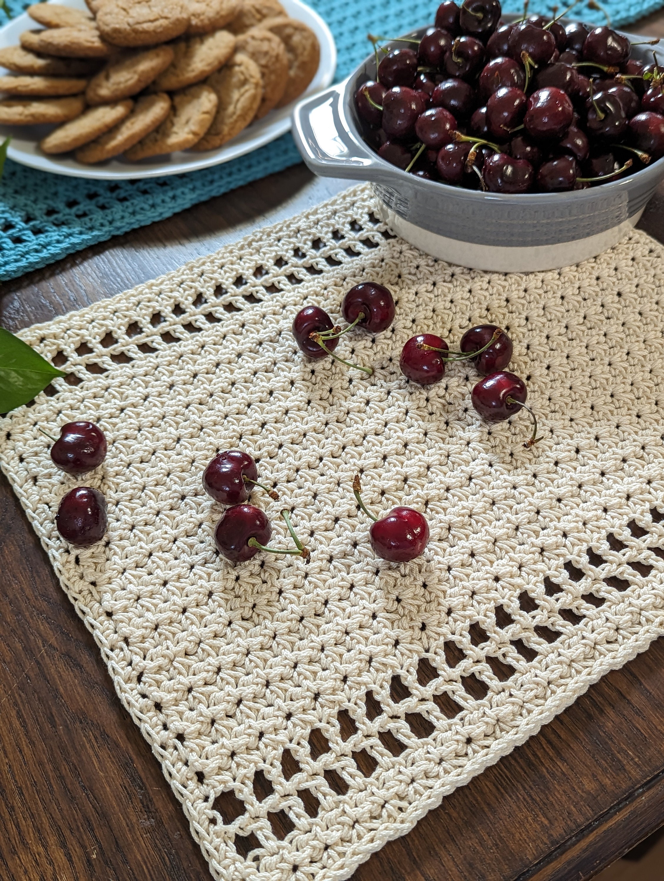 Modern Table Runner Crochet Pattern // Crochet Placemat - Etsy UK
