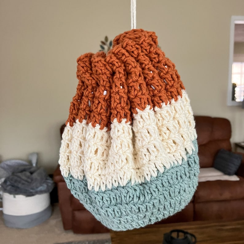Crochet Drawstring Bag Pattern // Small Crochet Pouch // Crochet Cinch ...