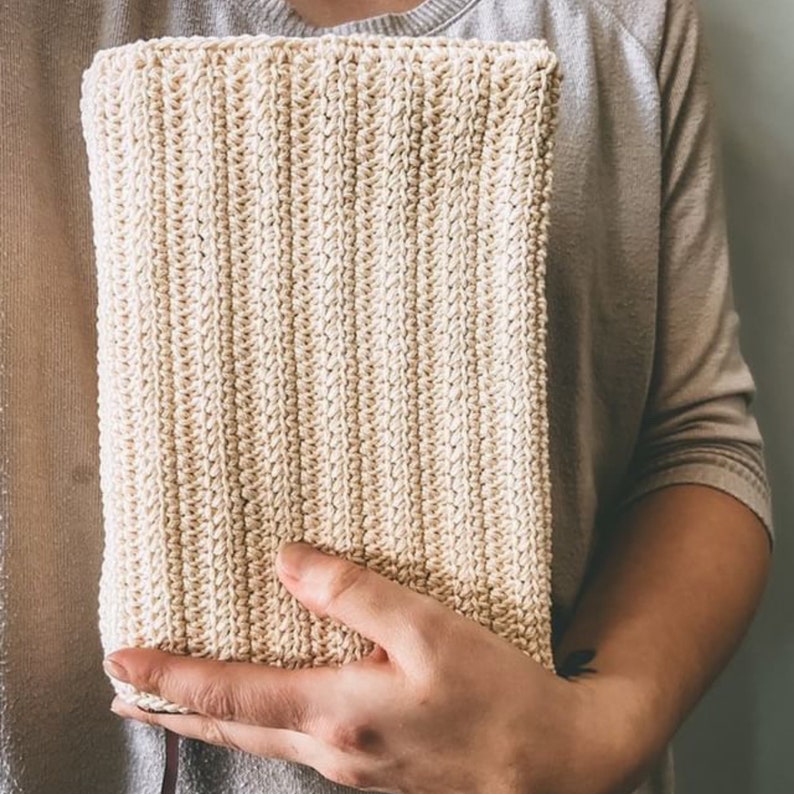 Book Cover Crochet Pattern // Bible Cover Crochet Pattern // Crochet ...