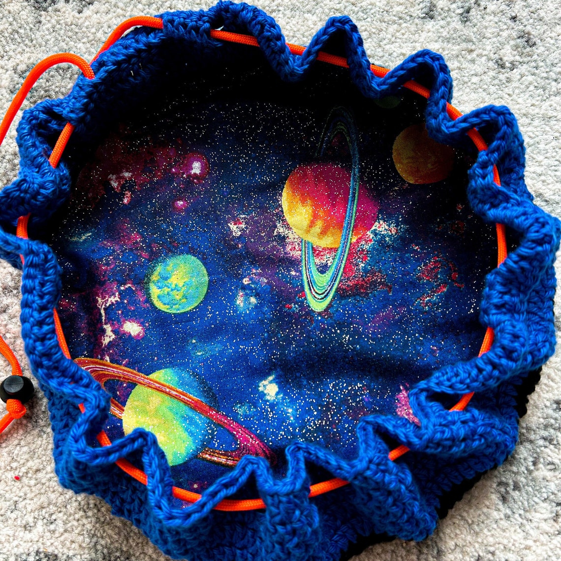 Crochet Drawstring Bag Pattern // Small Crochet Pouch // Crochet Cinch ...