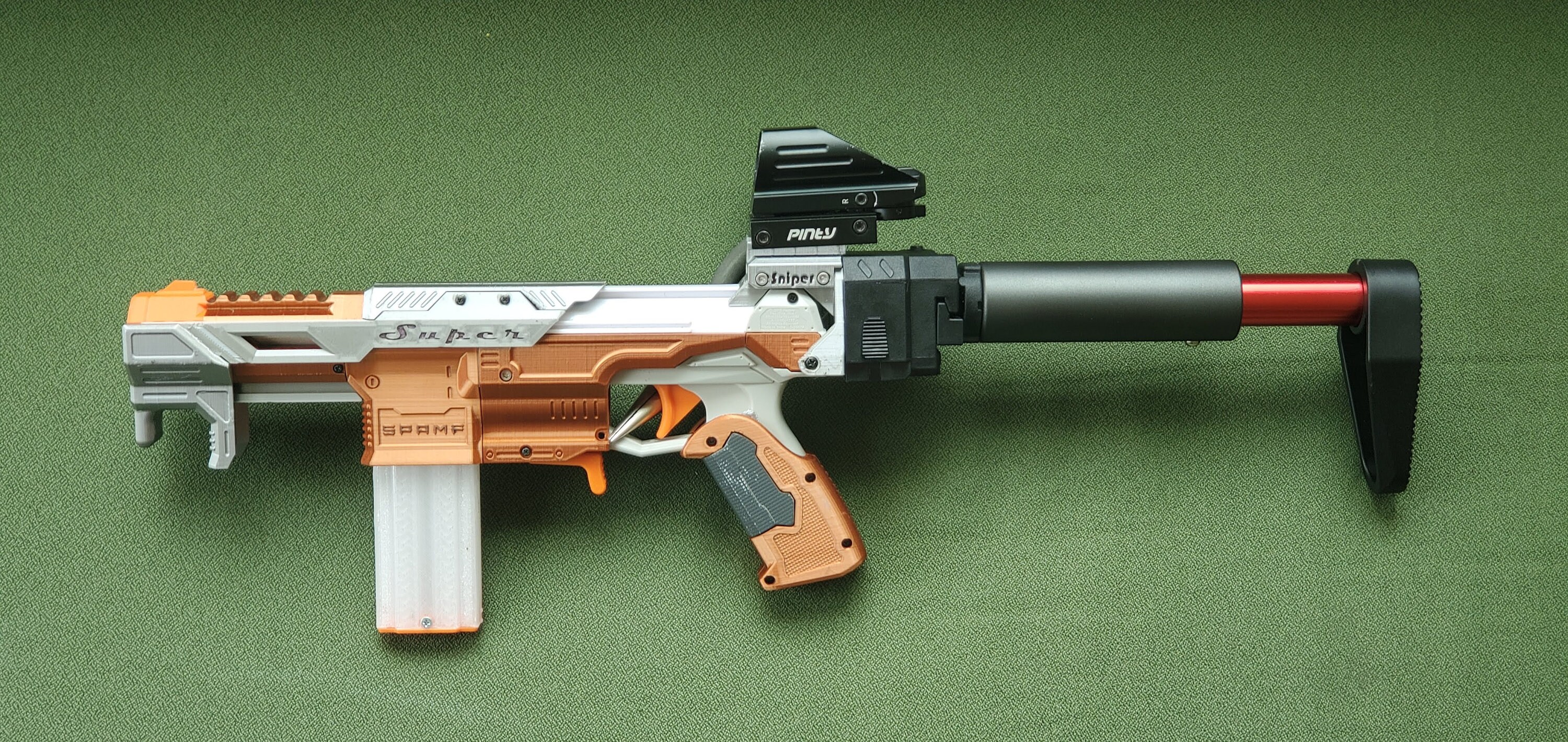 Sniper SPAMF Rail and Iron Sight for the Duper Stock Point .STL Files ...