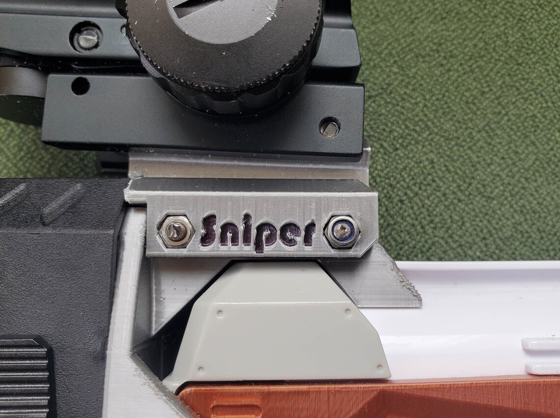 Sniper SPAMF Rail and Iron Sight for the Duper Stock Point - Etsy