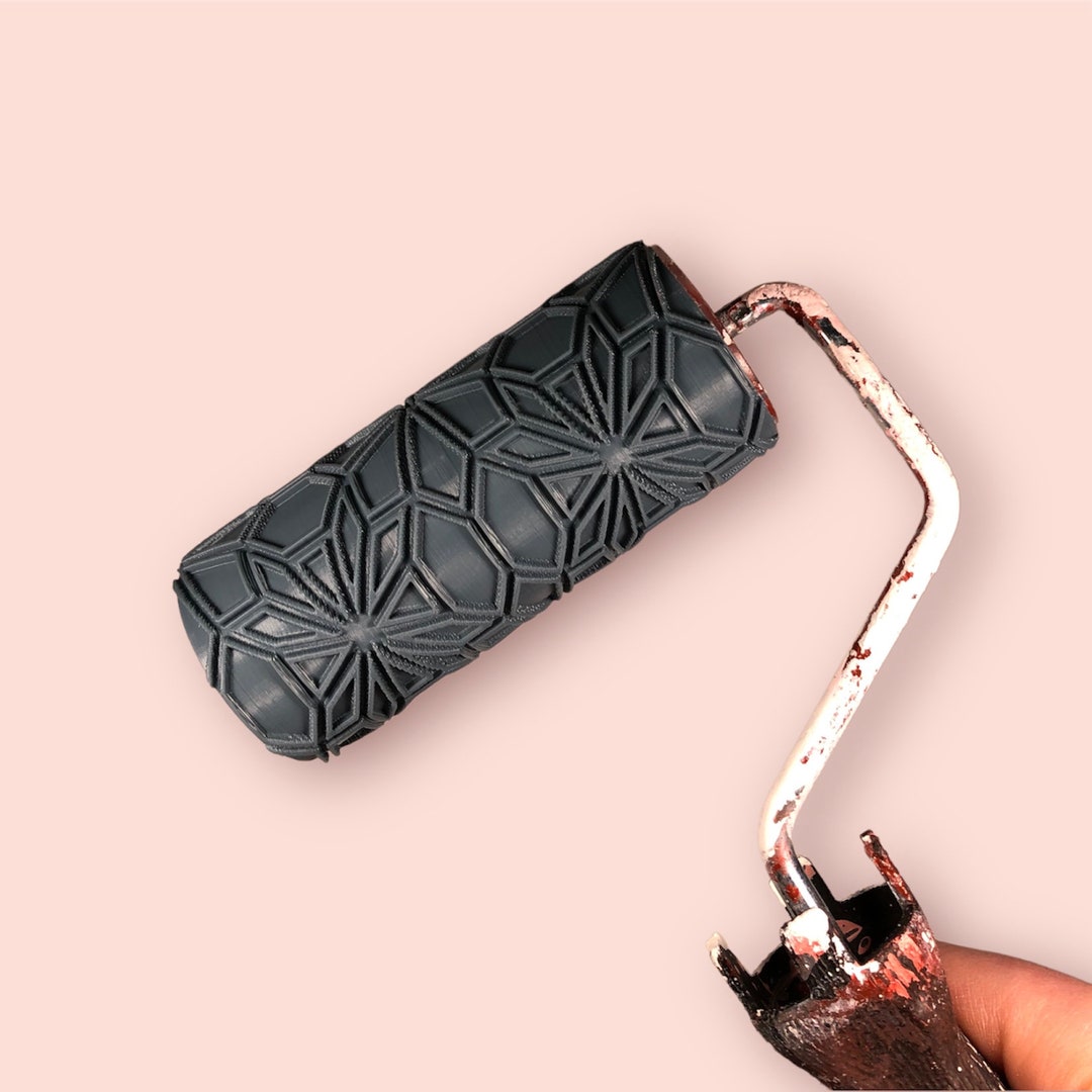 Stained Glass Mosaic Texture Roller for Pottery, Pastry, Embossing ...