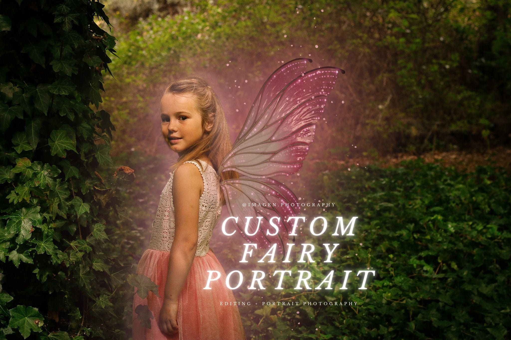 Fairy Fantasy Portrait | Custom Digital Art | Gift for Best Friend ...