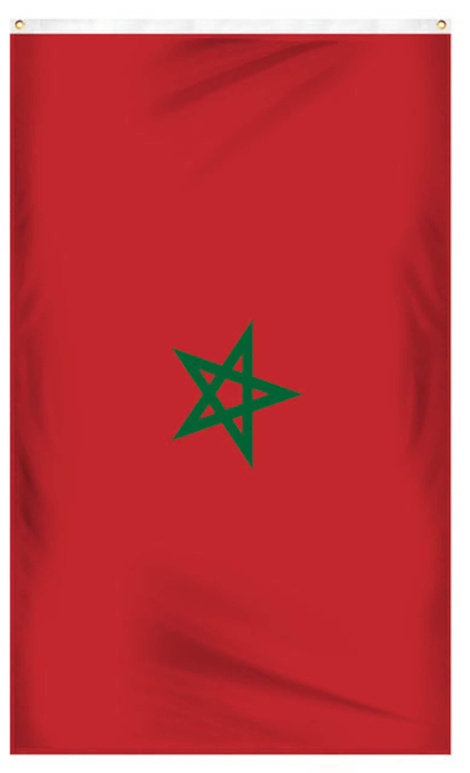 Large 3ft X 5ft Moorish Flag Morocco - Etsy Canada