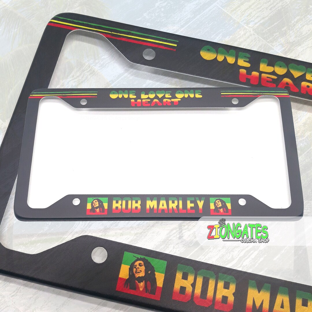 Cultural License Plate Frames - Bob Marley - Etsy