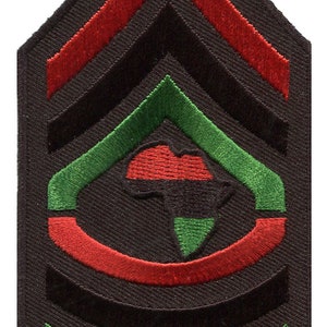 RBG Patches - Red Black and Green Iron on Patches - Pan African ...