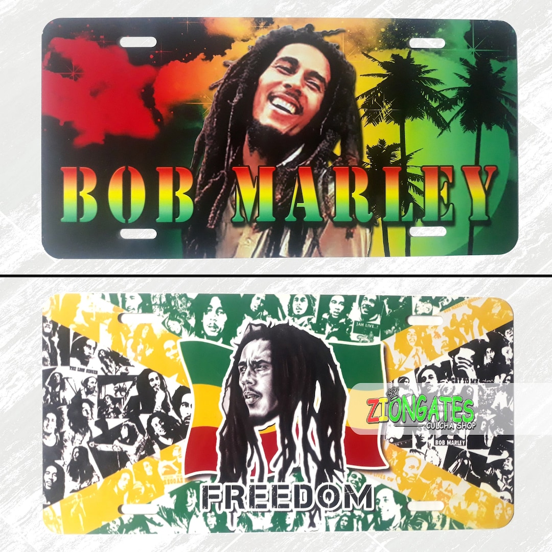 Cultural License Plates BOB MARLEY - Etsy