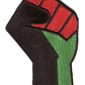 RBG Patches - Red Black and Green Iron on Patches - Pan African ...
