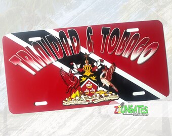 Caribbean Island License Plates Jamaica - Etsy