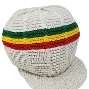 Medium Dreadlock Rastaman Hats - Black - Beige - Red Yellow Green ...