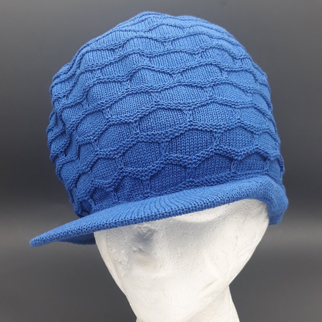 RH020-9 Large Royal Blue Rastafarian Crown AKA Rasta Hats Tams Dread ...