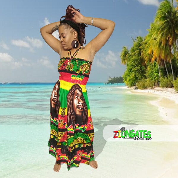 Rasta Dress - Etsy