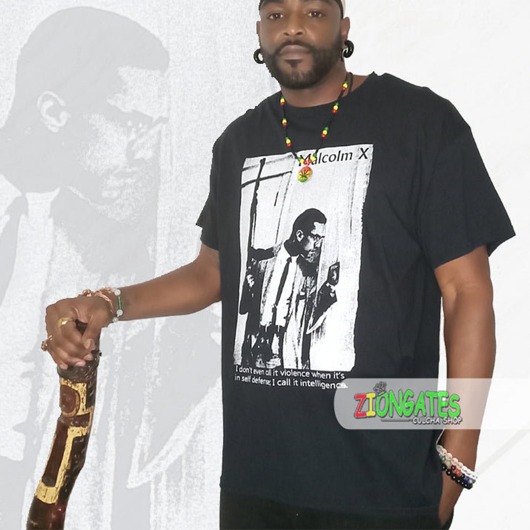 Men's Malcolm X Self Defense Tee Shirt - Black - Etsy